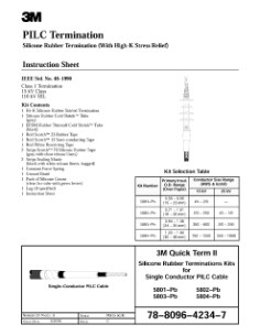 3M™ Cold Shrink QT-II Outdoor Termination Kits | 3M India