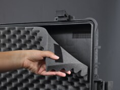 3M™ Hook and Loop Fastener SJ352B, Black, 25 mm x 1.25 m, 4.4 mm ...