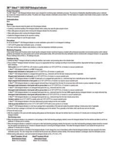 3M™ Attest™ Steam Biological Indicator, 1262, 100/Box, 4 Boxes/Carton ...