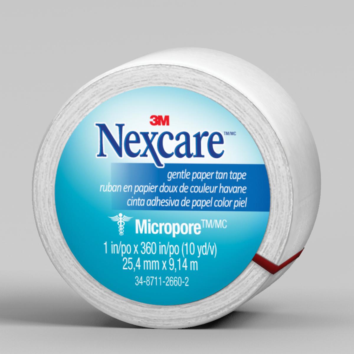 Nexcare™ Micropore™ First Aid Tape - White 25mm x 9.1m