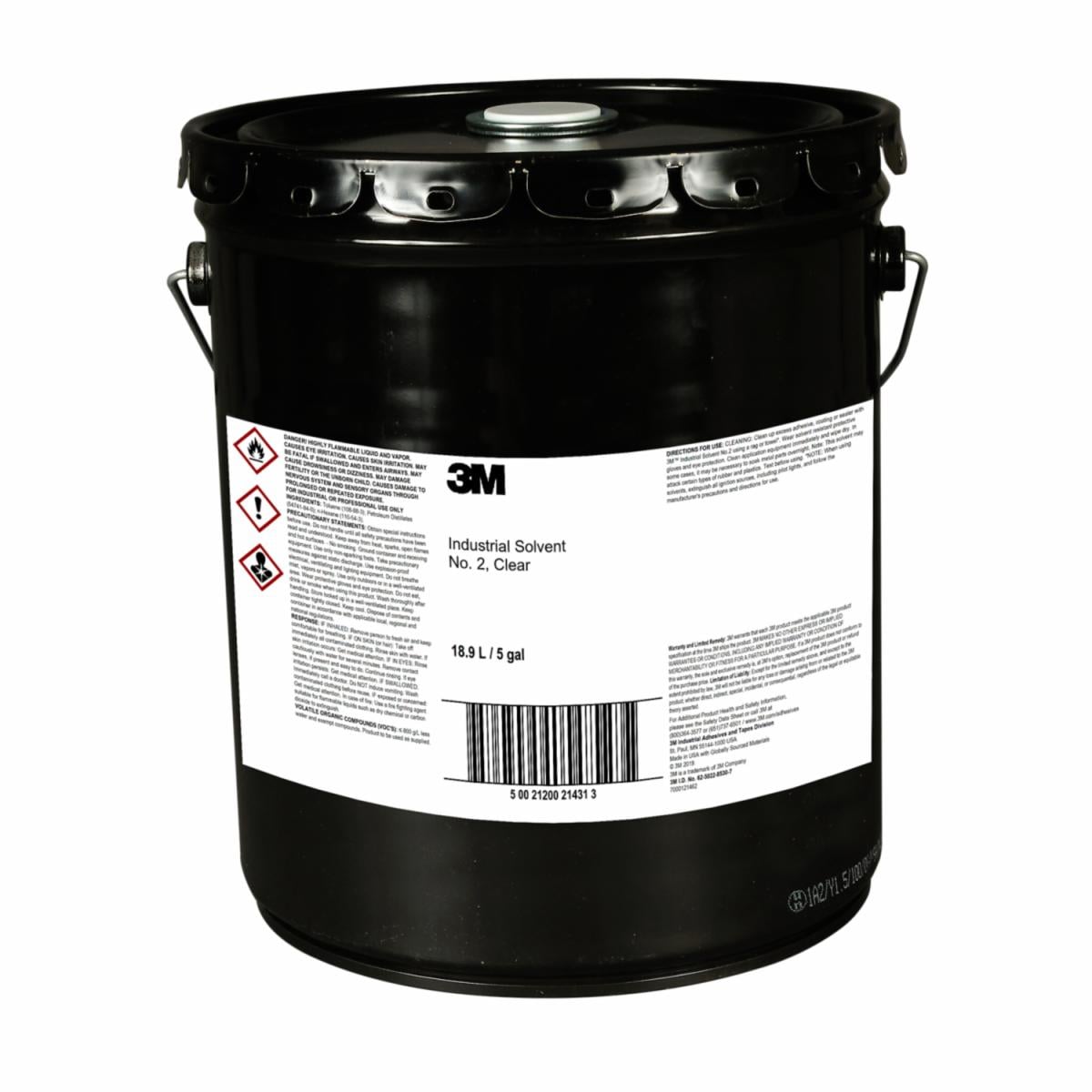3M™ Solvent 2 Clear, 5 Gallon Pail, 1 per case | 3M Malaysia