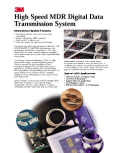 3M™ Mini Delta Ribbon (MDR) Cable Assembly, 14526-EZ8B-XXX-07C | 3M ...