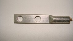 Terminal de Aluminio de Dos Agujeros 3M™ Scotchlok™ 40145, Blanco, 4/0 ...