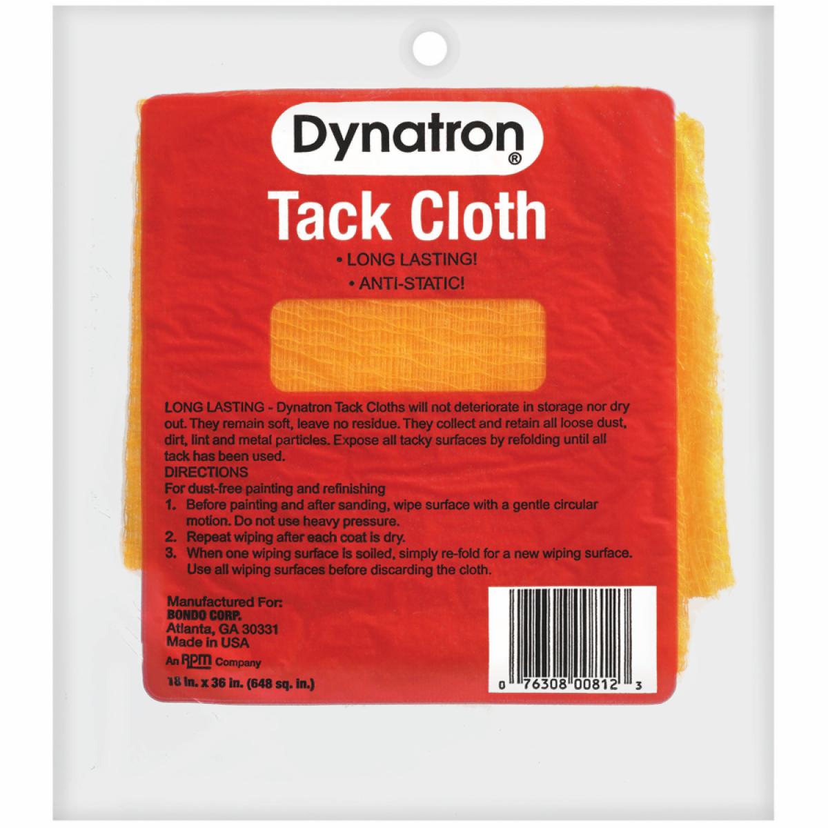 Dynatron™ Boxed Tack Cloth, 00812, 12 tack cloths per carton, 12 ...