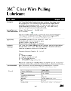 3M™ Clear Wire Pulling Lubricant WLC-1, 4 Drums – Victory Supply Inc.