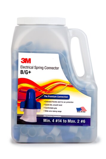 3M™ Performance Plus Wire Connector B/G+jug, blue/grey, 14-6 AWG | 3M Canada