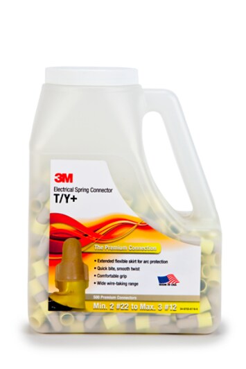 3M™ Performance Plus Wire Connector T/Y+JUG, 500 per Jug | 3M Singapore