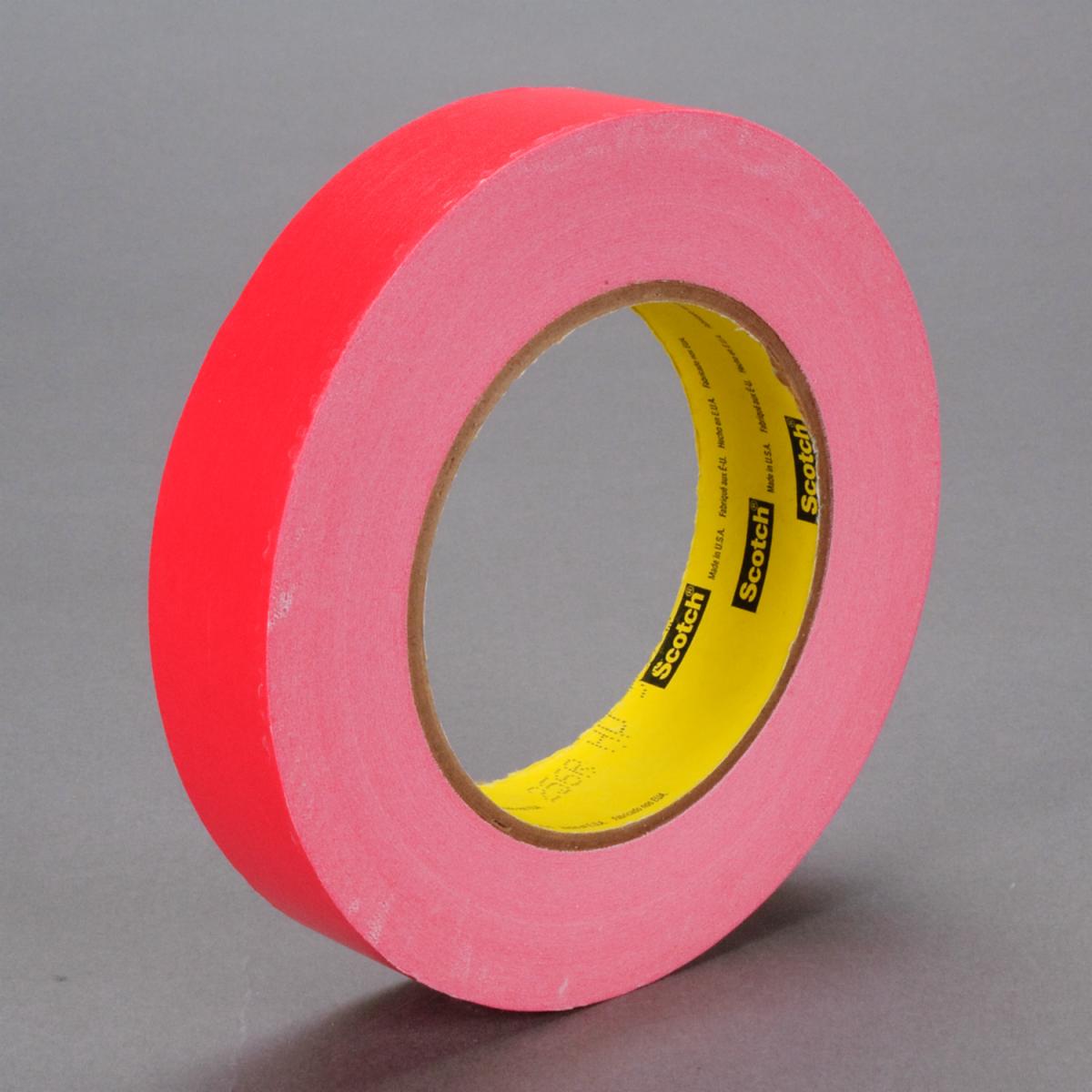Scotch® Printable Flatback Paper Tape 256, Red, 1 in x 60 yd, 6.7 mil ...