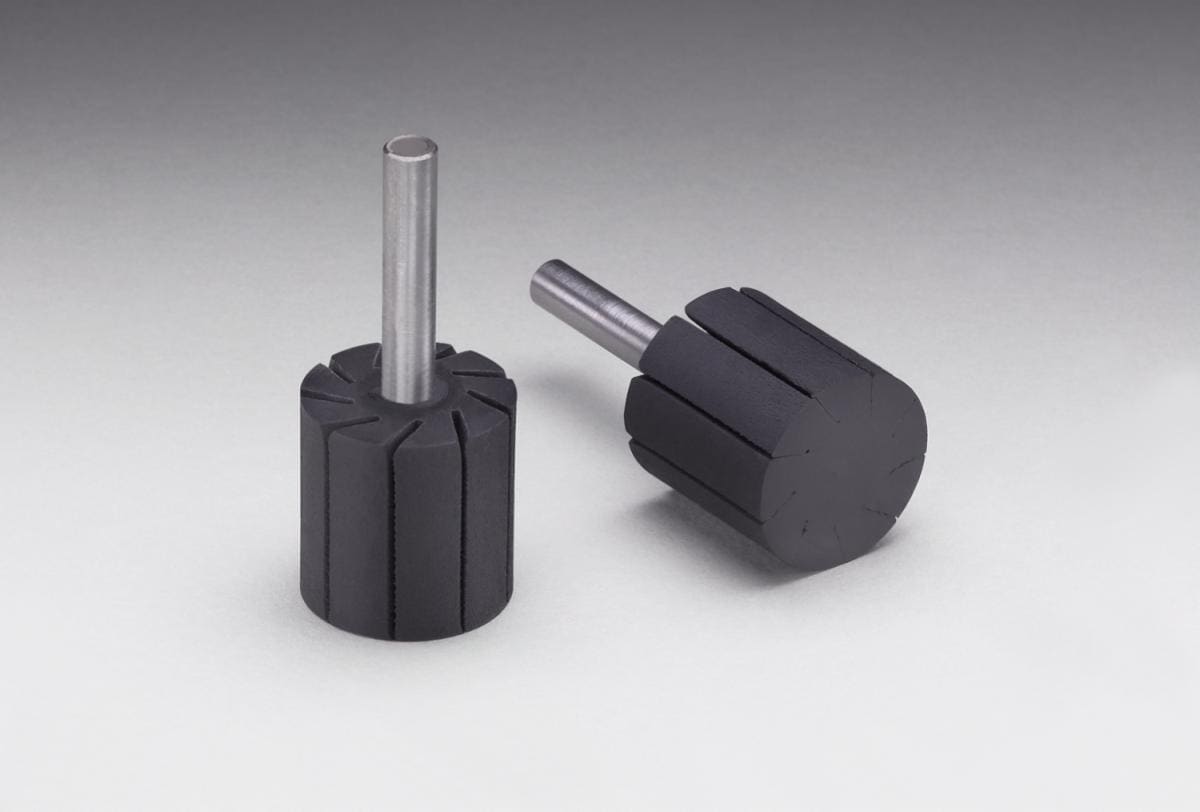 3M™ Rubber Slotted Expander Wheel 77717, 1 in x 1 in 1/4 Diameter Shank ...