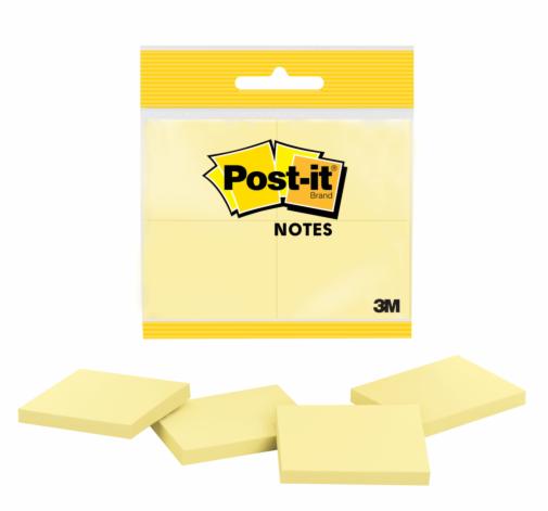 3m® Nota Adhesivas Post It® 653 Amarillas 3 8 X 5 Cms 200 Hojas 3m
