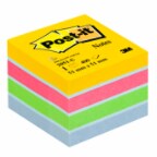 Post-it® Notes Mini Cube, Ultra Colours, 51 mm x 51 mm, 400 sheets | 3M ...