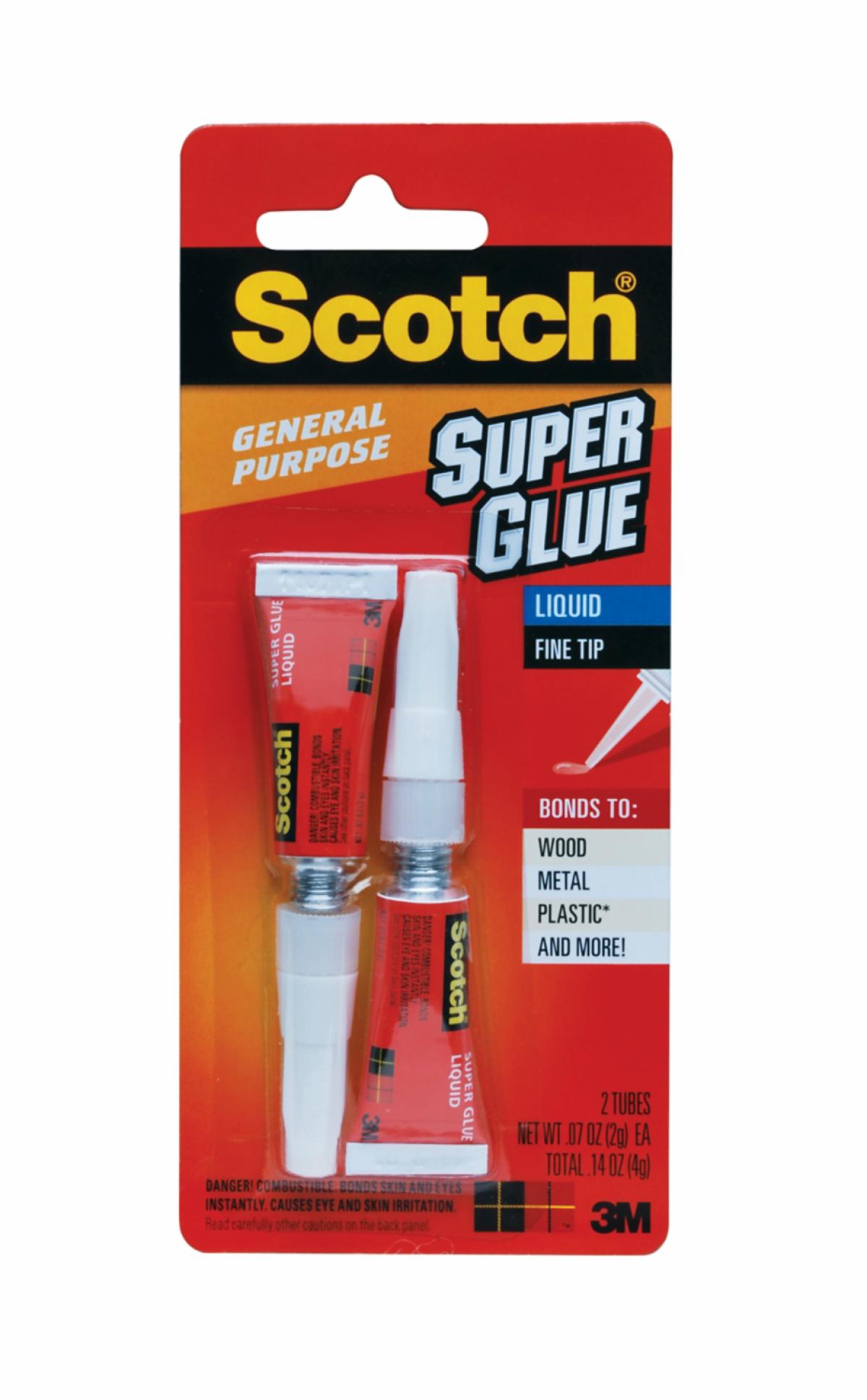 Scotch® Super Glue Liquid AD117, .07 oz, 2-Pack | 3M Singapore