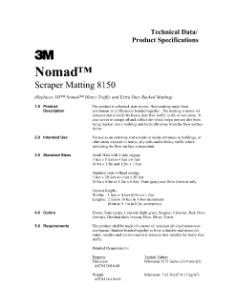 3M™ Nomad™ Heavy Traffic Entrance Matting 8150 | 3M United States