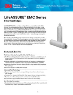 3M™ LifeASSURE™ EMC Series Filter Cartridge | 3M India