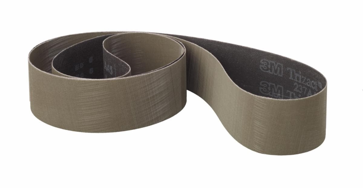 3M™ Trizact™ Cloth Belt 237AA, A30 X-weight, 3 in x 132 in, Film-lok ...
