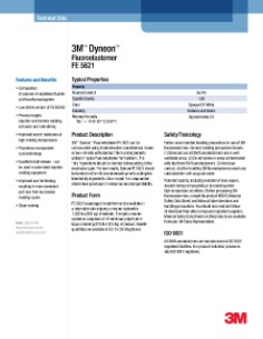 3M™ Dyneon™ Fluoroelastomer FE 5621 | 3M United States