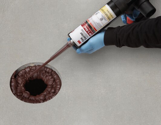 3M™ Fire Barrier Rated Foam FIP 1-Step, Maroon, 12.85 fl oz Cartridge ...