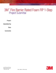 3M Fire Barrier Rated Foam FIP 1-Step, Maroon, 12.85 fl oz Cartridge ...