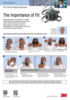 3M™ Half Facepiece Reusable Respirator 6200, Respiratory Protection ...