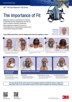 3M™ Half Facepiece Reusable Respirator 7502, Respiratory Protection ...