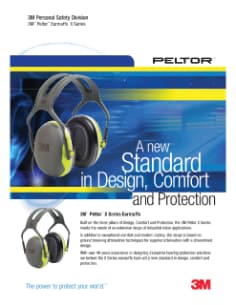 3M™ PELTOR™ X Series X4A Premium Headband Earmuff, SLC80 31dB (Class 5) | 3M New Zealand