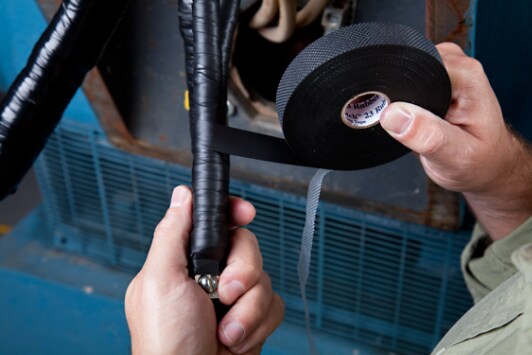 Scotch® Rubber Splicing Tape 23, 19 mm x 9.15 m, Black, 40 rolls/Case ...