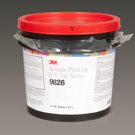 3M™ Screenprinting Opaque UV Ink 9826, Brick Red, 3.78 liters | 3M Israel