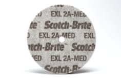 Scotch-Brite™ EXL Unitized Wheel, XL-UW, 2A Medium, 6 in x 3/16 in x 1/2 in, SPR23324A, 8 ea ...